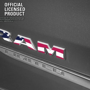 2019-2026 RAM 1500 American Flag Decal Grille Tailgate | USA | Decal ...
