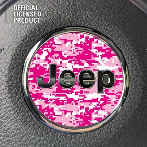 Camo Steering Wheel Circle Jeep Sticker Decal, Wrangler JK, JL ...