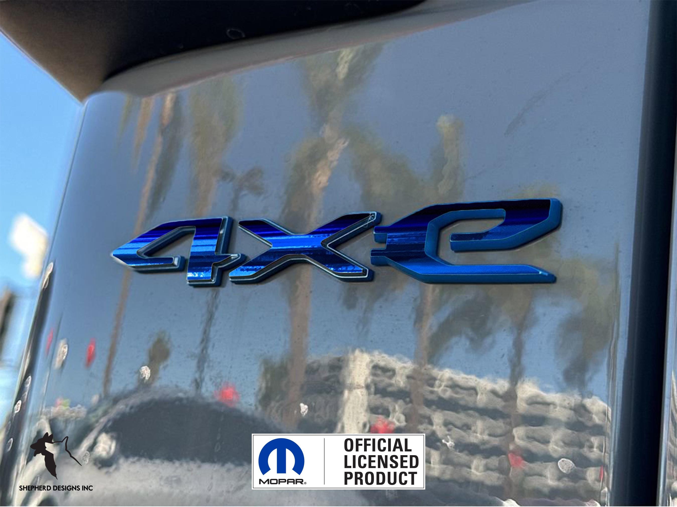 Chrome 4xe Jeep Sticker Decal, Wrangler JL, Grand Cherokee - Etsy