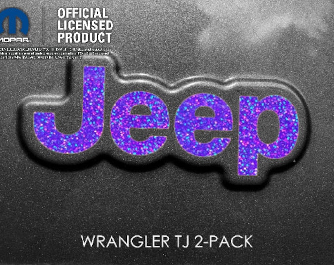Animal Print Jeep Emblem Sticker Decal, Wrangler JK, TJ, JL, Gladiator ...