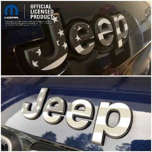 American Flag Jeep Decal Emblem, Jeep Wrangler JK TJ JL, Gladiator ...