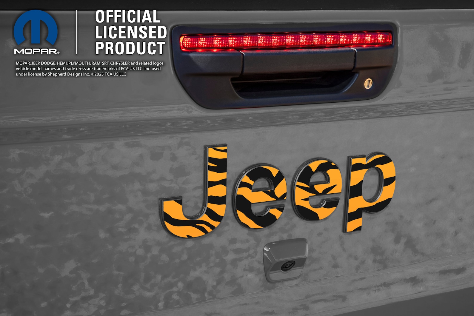 Animal Print Jeep Emblem Sticker Decal, Wrangler JK, TJ, JL, Gladiator ...