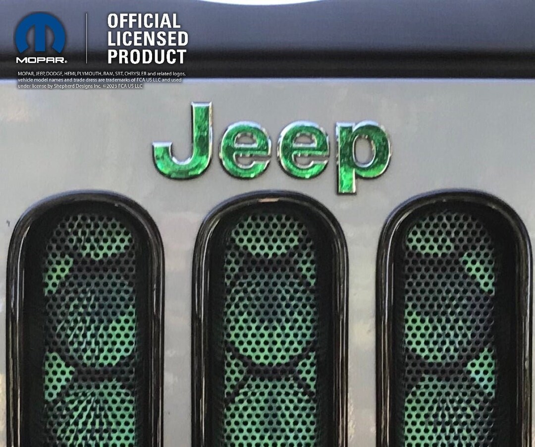 Chrome - Jeep Sticker Decal Emblem Overlay | Jeep Decal | Latitude ...