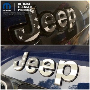 Jeep Thin Blue Line Decal Emblem Decal, Wrangler JK TJ JL, Gladiator ...