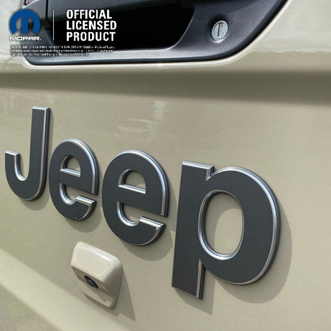 Jeep Custom Color Emblem Sticker Decal, Wrangler JK, TJ, JL, Yj ...