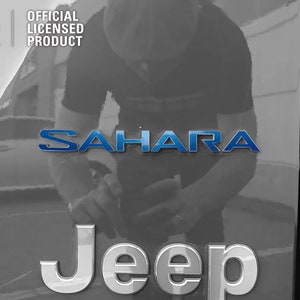 Jeep Custom Color Jeep Wrangler JL Sahara Sticker Decals, Pack of 2 - Etsy