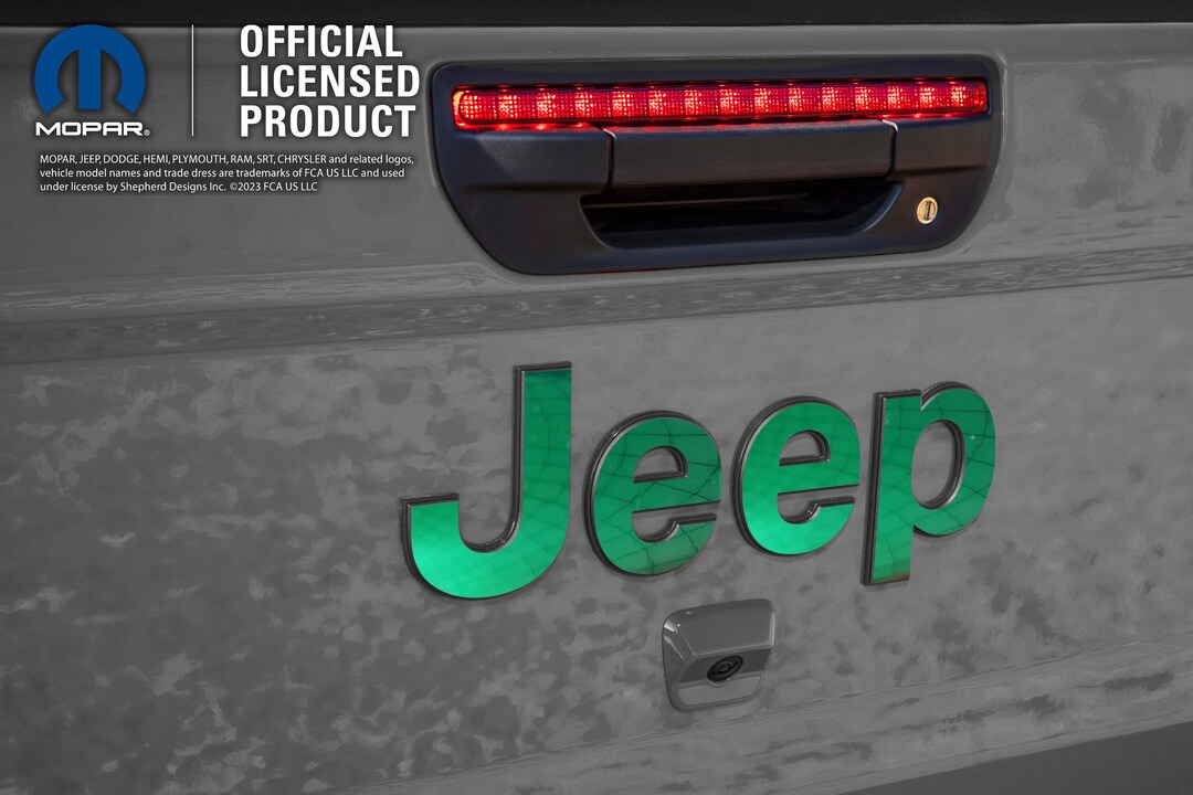 Chrome Jeep Emblem Sticker Decal, Wrangler JK, TJ, JL, Gladiator ...