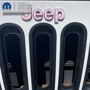 Jeep Wrangler JL Emblem Overlay Decal 2018-2026 - Custom Color Vinyl - Etsy