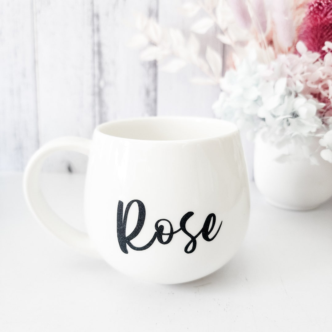 Personalised Name Mugs Colourful Coffee Mugs Large - Etsy UK