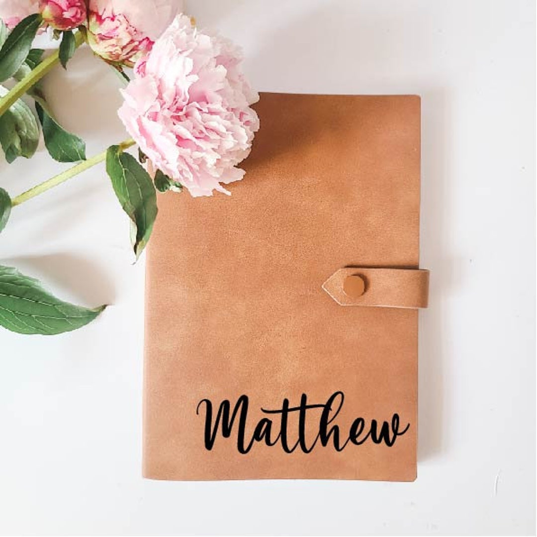 Personalised Journal Notebook | Custom Name Journal | Custom Initial ...