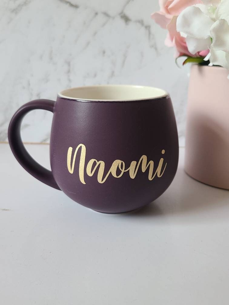 Personalised Name Mugs Colourful Coffee Mugs Large - Etsy UK