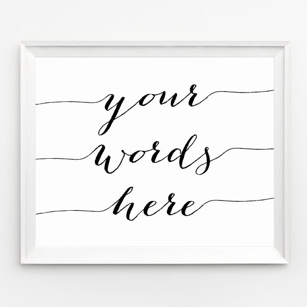 Word Art Canvas - Etsy