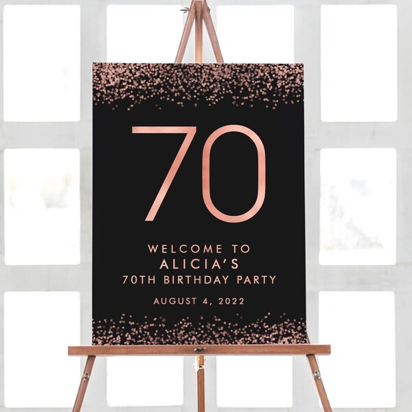 70th Birthday Decor - Etsy
