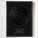 Star Map With Your Custom Quote, Night Sky Poster, Custom Star Map ...