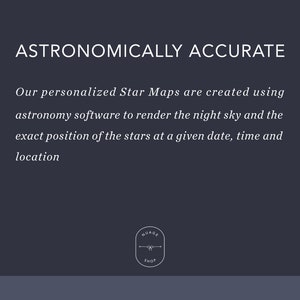 A Star is Born Star Map, Birth Date Star Map for New Baby, Night Sky ...