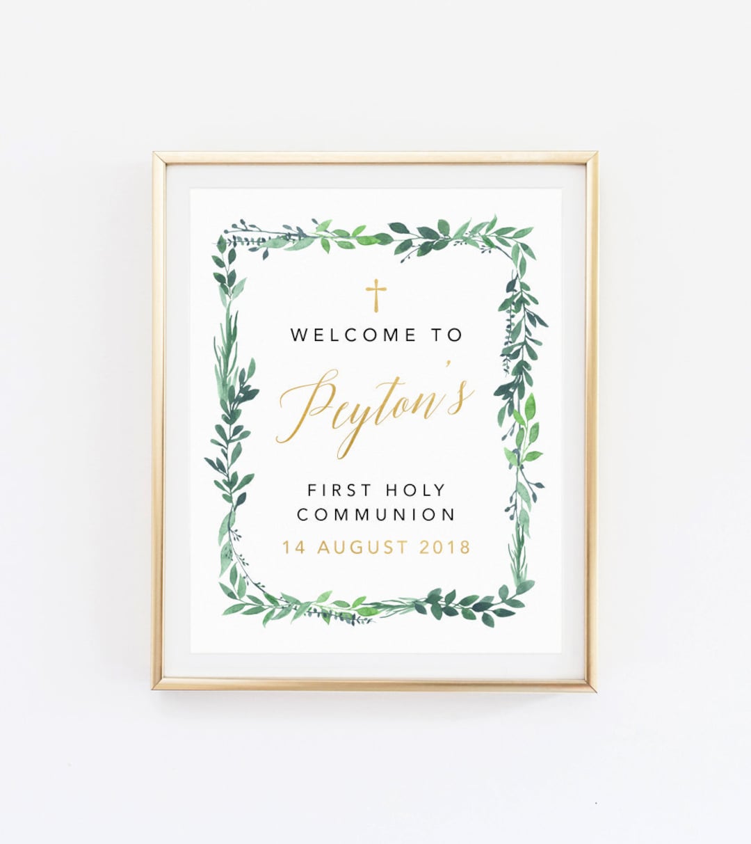 First Holy Communion Decorations, Welcome Communion Sign, First ...