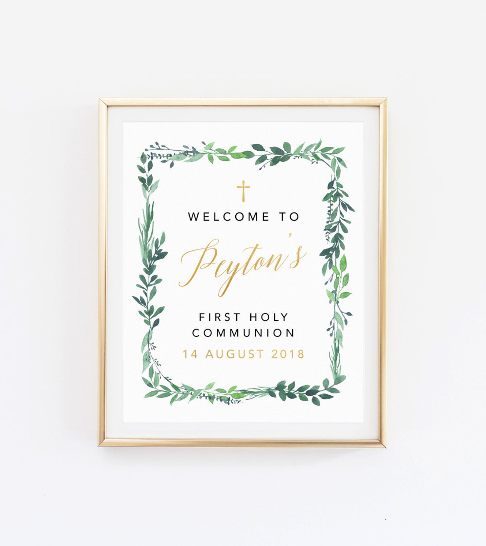 First Holy Communion Decorations, Welcome Communion Sign, First ...
