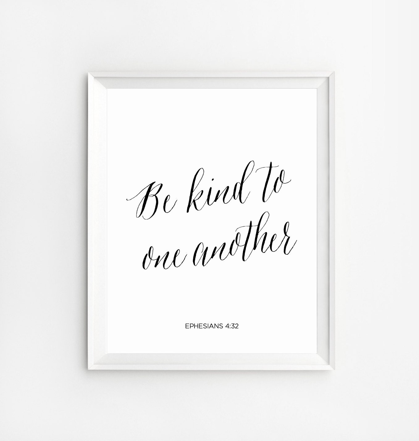 Be kind to One Another kindness Quotes Christian Home Decor | Etsy