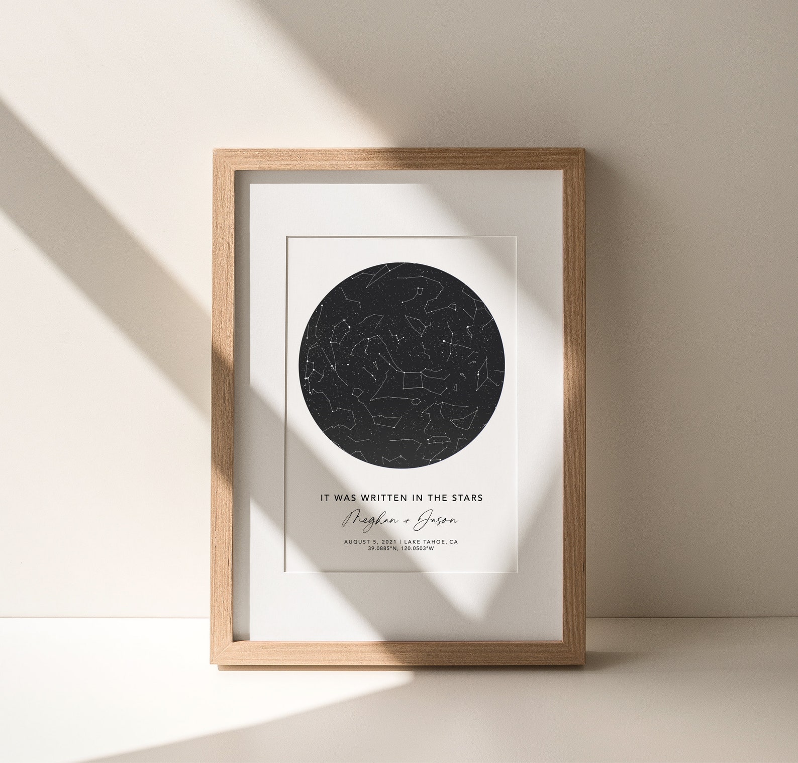 Custom Night Sky Map Star Map Poster Wedding Gift Custom | Etsy