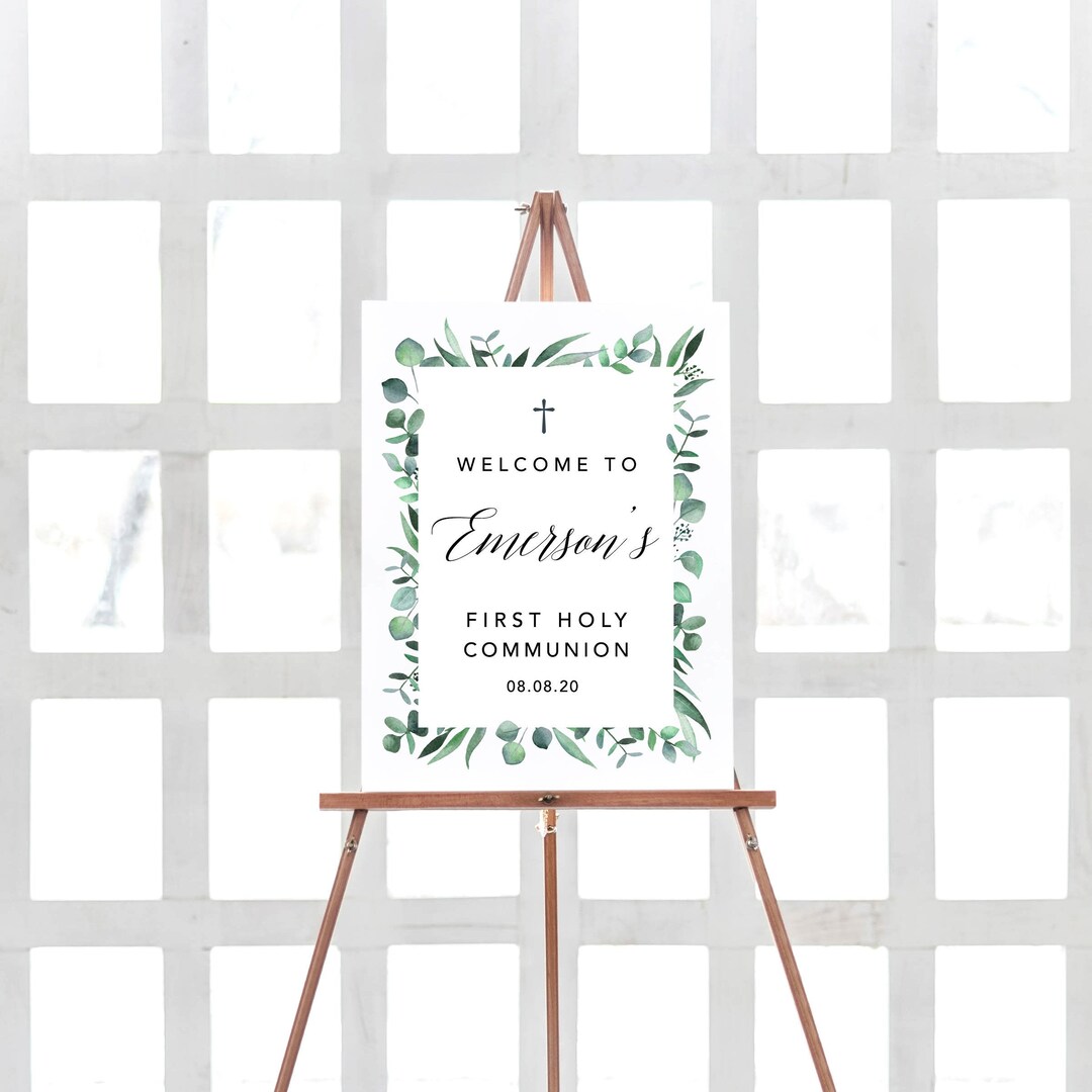 First Holy Communion Digital Communion Poster, First Communion ...