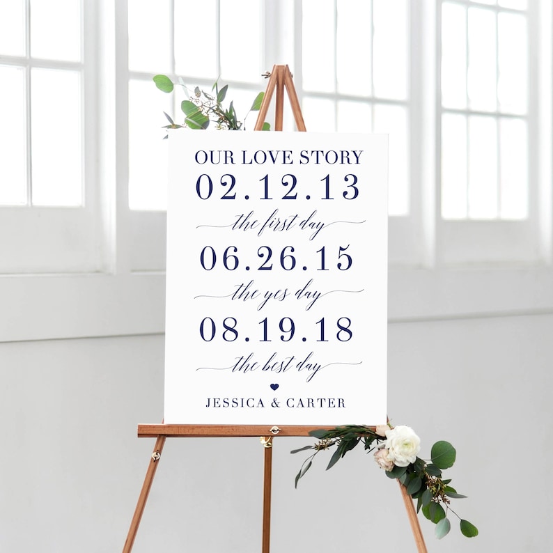 Engagement Decorations, First Day, Yes Day, Best Day Sign, Engagement ...