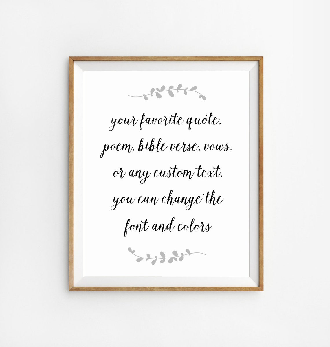 Custom Calligraphy Sign Custom Word Art Custom Text Print - Etsy