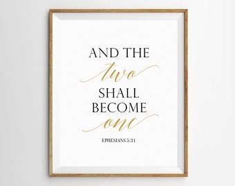 Two Shall Become One | Etsy