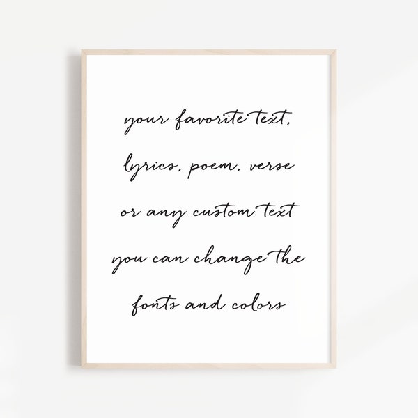 Poem Sign - Etsy