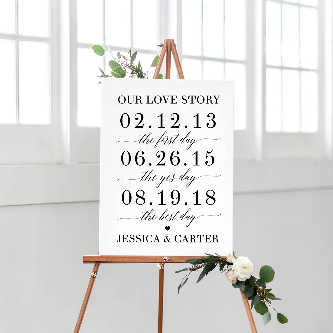 Engagement Decorations, First Day, Yes Day, Best Day Sign, Engagement ...