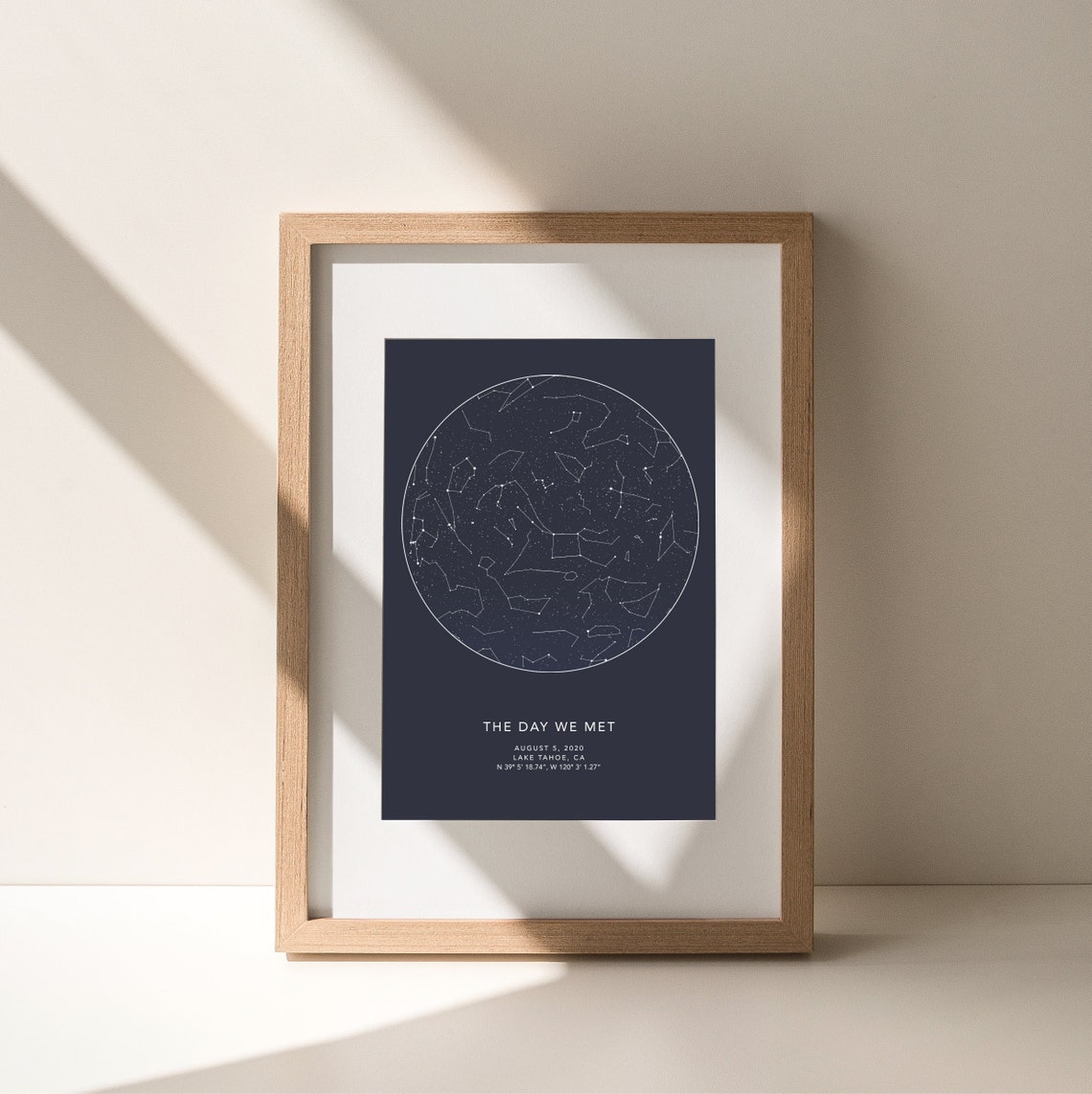 Night Sky Printable Custom Star Map Print the Night We Met - Etsy