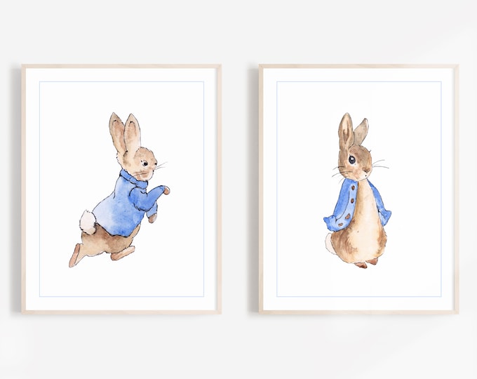 Peter Rabbit Nursery Decor. Baby Nursery Print Art. Peter Rabbit ...