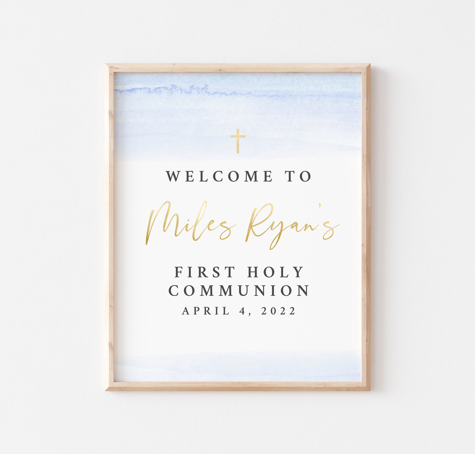 First Communion Sign Holy Communion Decorations Welcome | Etsy