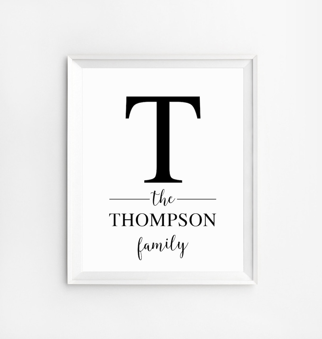 Family Name Sign Printable, Name Sign Wedding, Couple Name Print ...