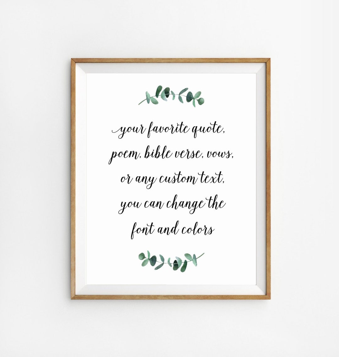 Custom Printable Quote, Custom Bible Verse, Custom Scripture Wall Art ...