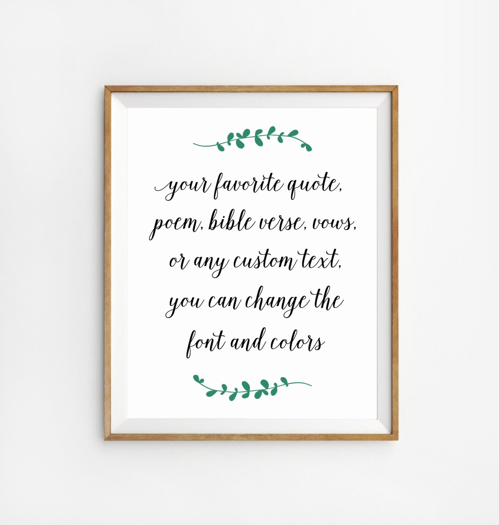 Custom Signs for Home, Custom Poem Print, Custom Printable Quotes ...