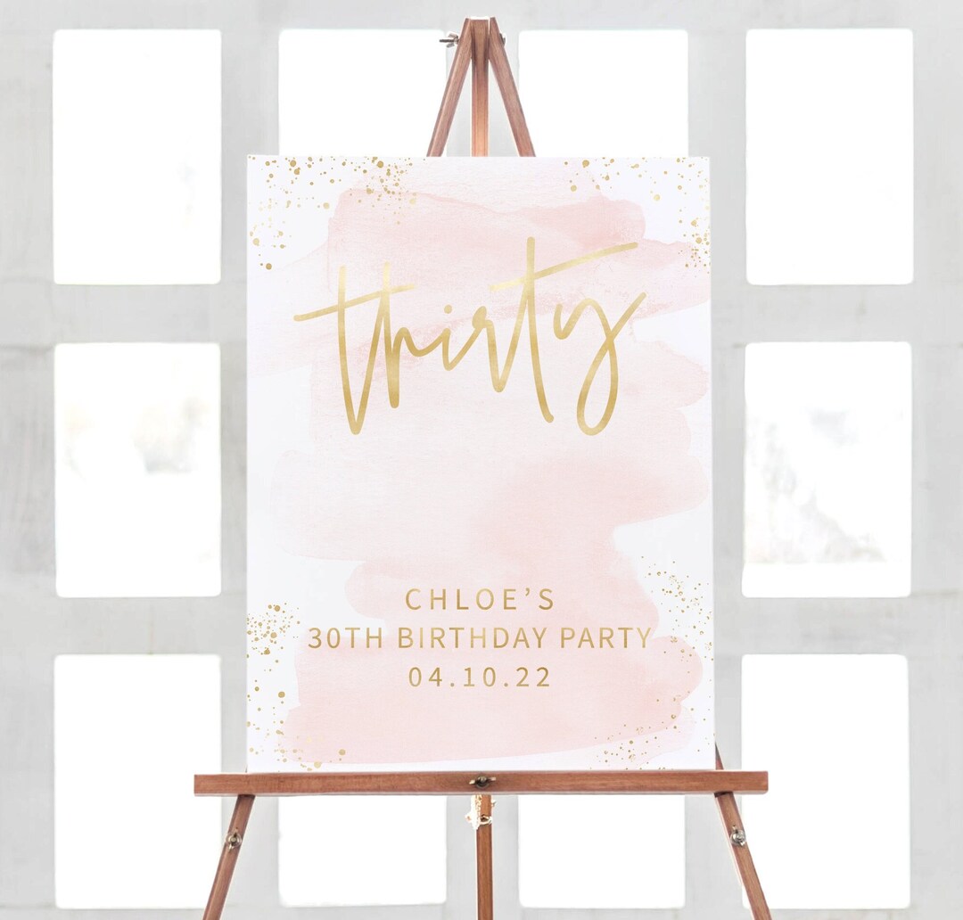 30th Birthday Decorations, Thirty Birthday Decoration, Welcome Birthday ...