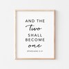 Wedding Bible Verses, and the Two Shall Become One, Christian Wedding ...