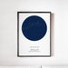 Star Map Poster, Engagement Gift, Custom Star Map Wall Art, Night Sky ...