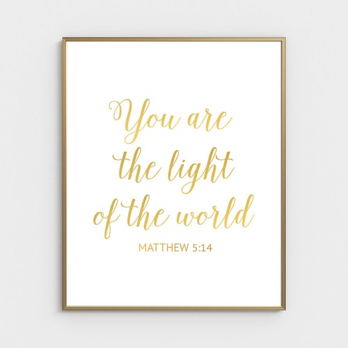 Bible Verse Print Biblical Quotes Scripture Wall Art Religious | Etsy