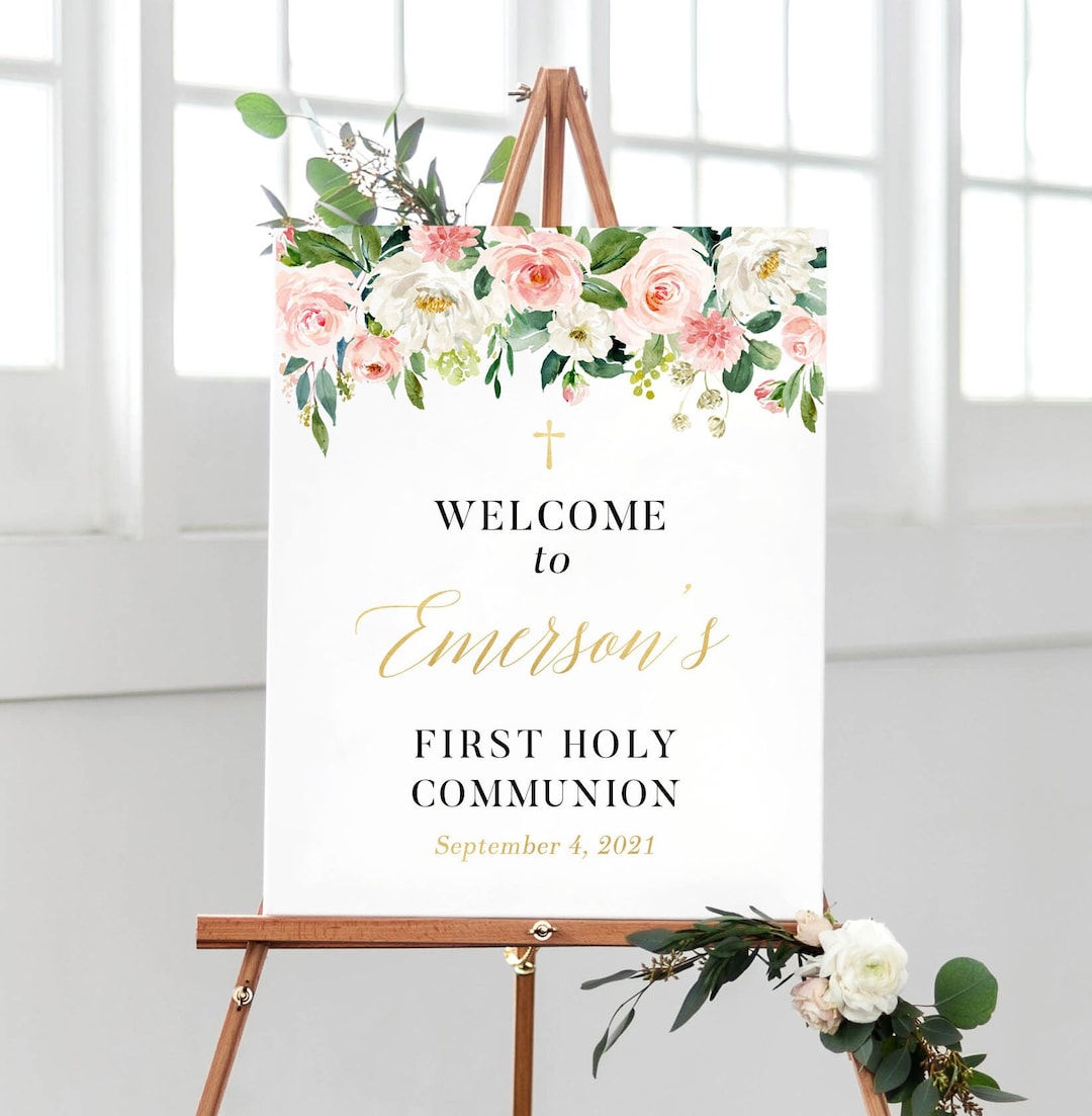 1st Holy Communion Decorations, First Holy Communion for Girl, 1st ...