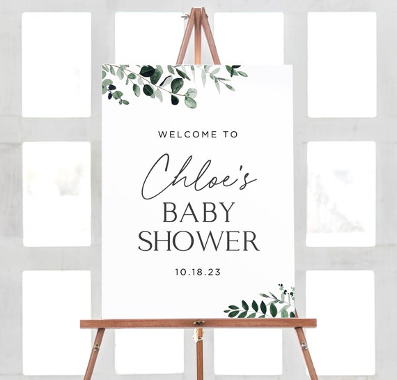 Custom Baby Shower Sign Baby Shower Party Decorations - Etsy