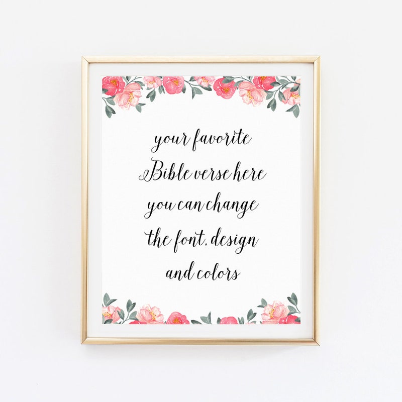 Bible Verse Flowers - Etsy
