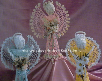 Crochet Tree Top Angel Pattern | Etsy