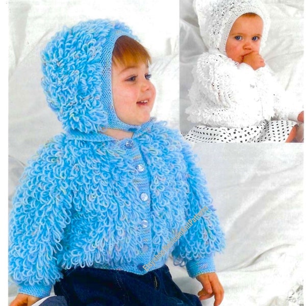 Loopy Cardigan Knitting Pattern - Etsy UK