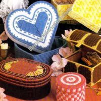 Valentine Gift Box Plastic Canvas Pattern - Etsy