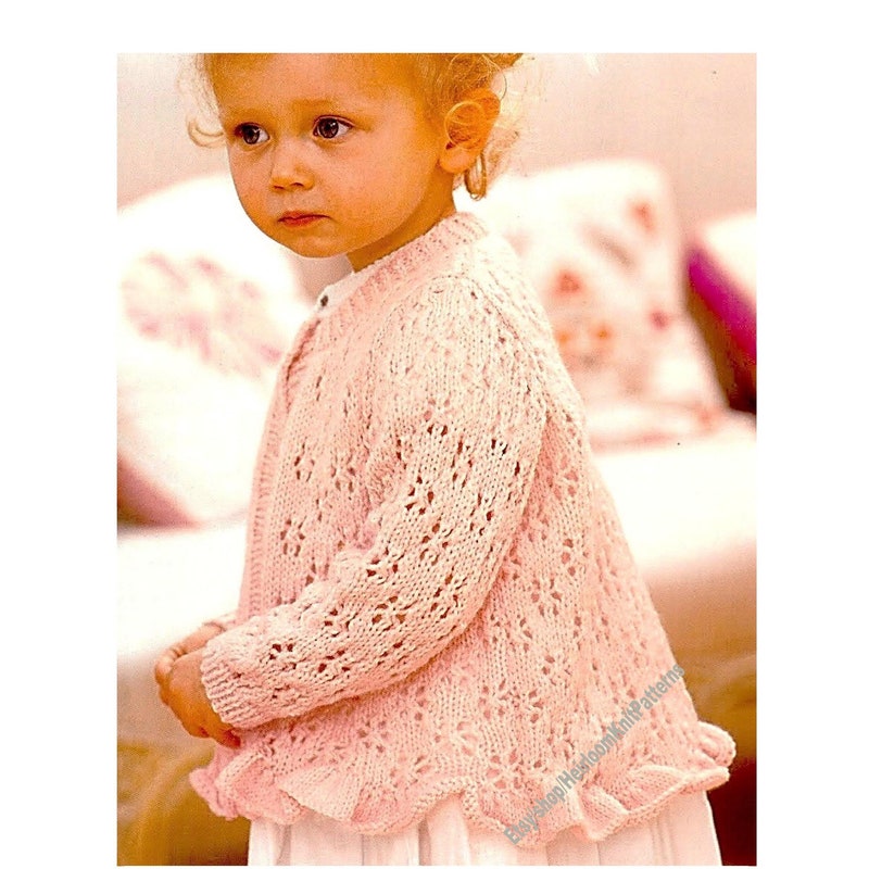 Ruffle and Lace Cardigan - Etsy