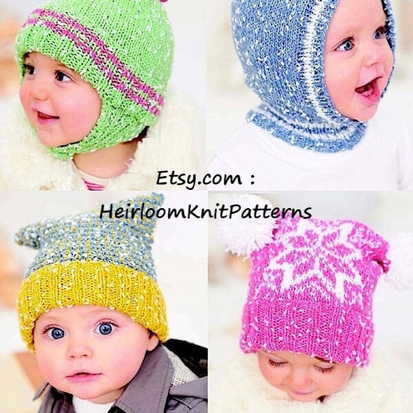 PDF Knitting Pattern Scally Cap Drivers Cap Newsboy Newborn Baby to ...