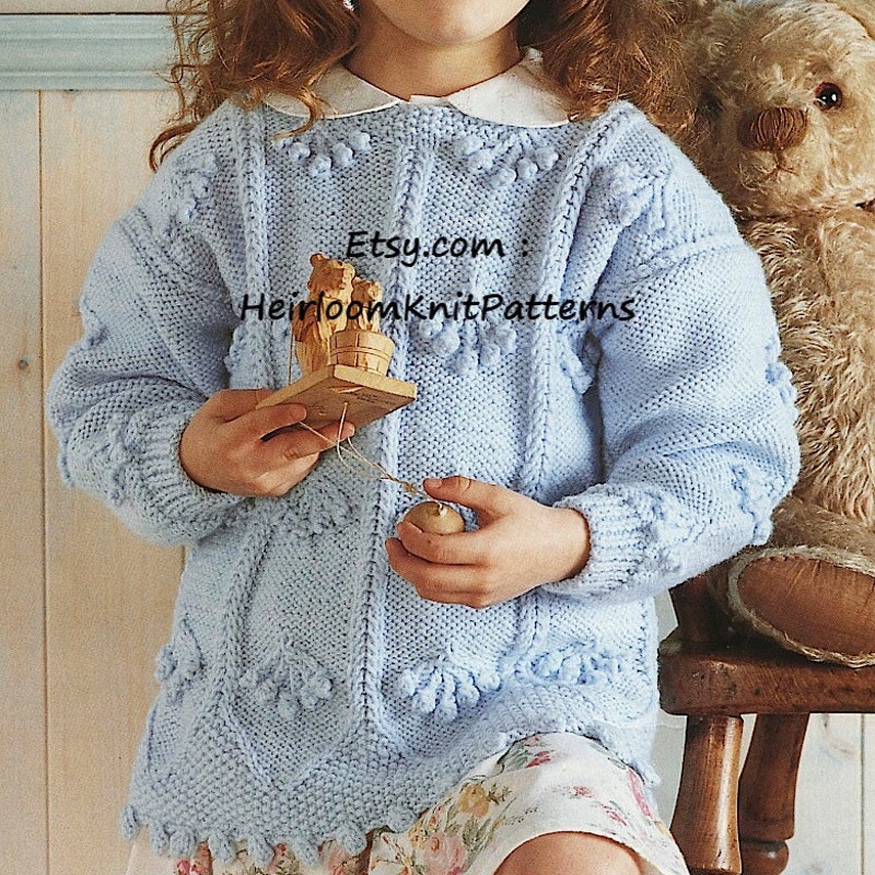 Bobble Knit Sweater - Etsy