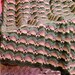 Shell Waves Afghan Vintage Crochet Pattern Blanket Coverlet Lapghan ...