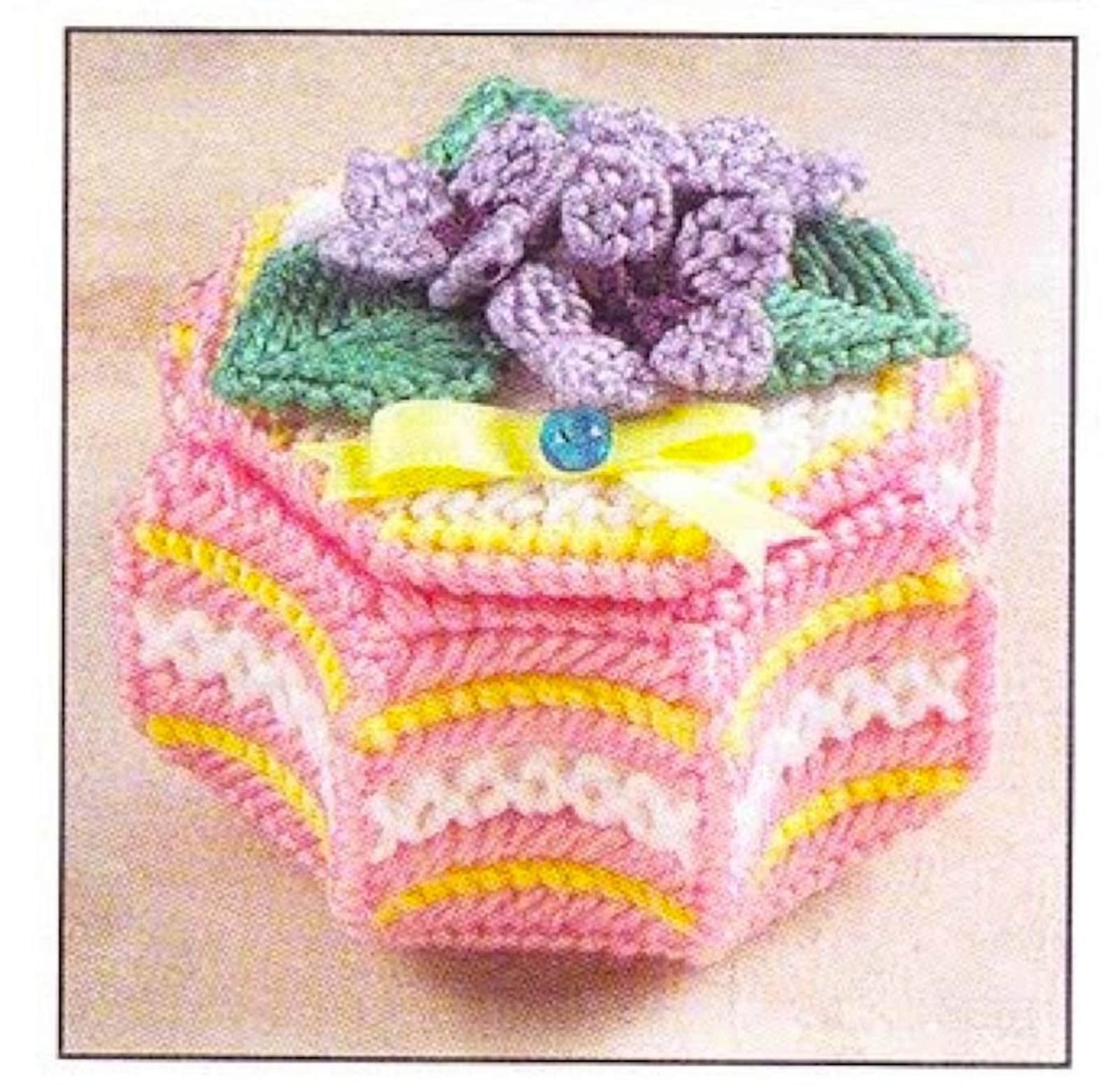 12 Designs Flower Garden Boxes Vintage Plastic Canvas Pattern | Etsy